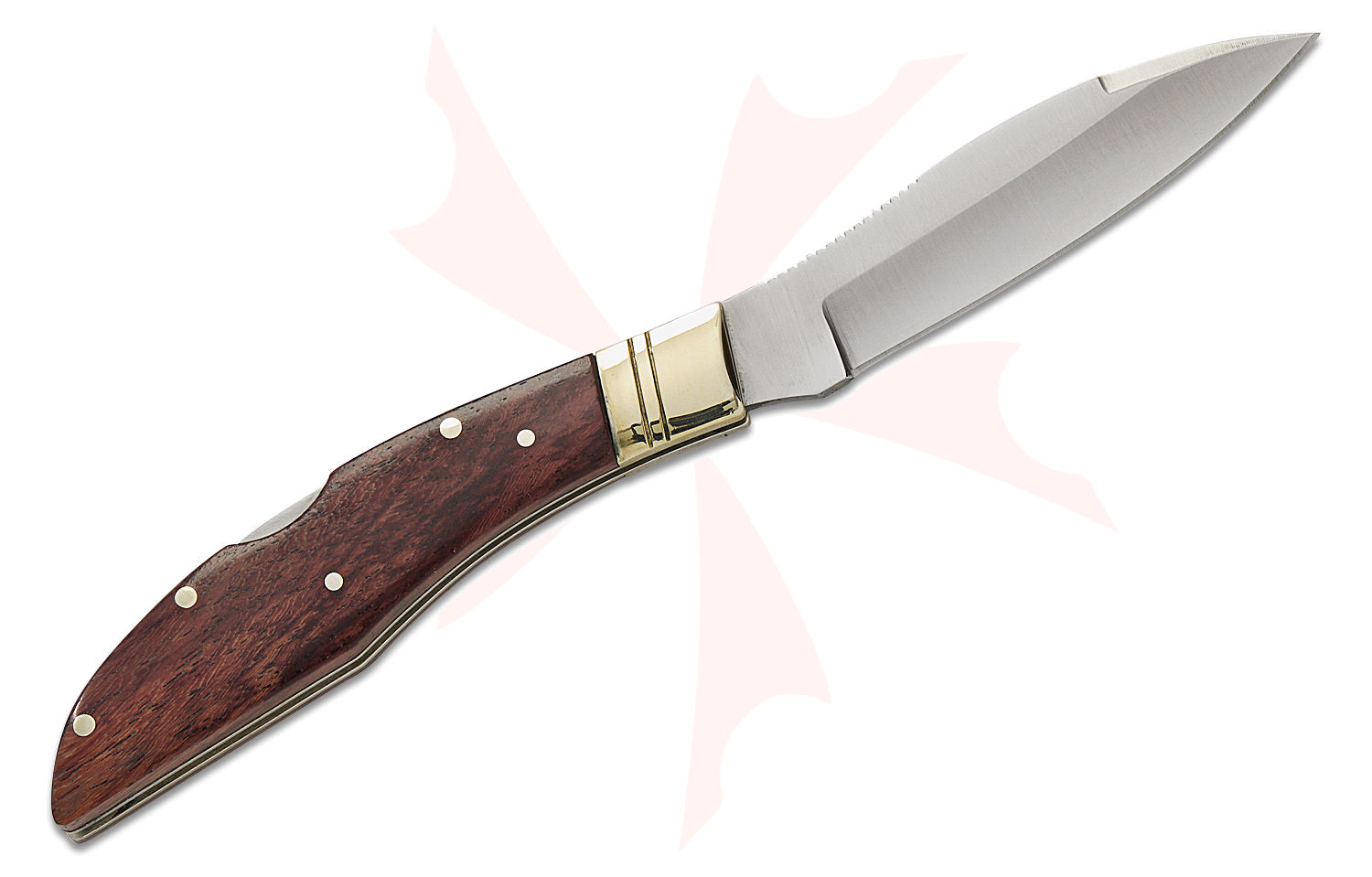 Grohmann #340 Mini Russell Lockback Folding Knife 3.13" Satin Carbon ...