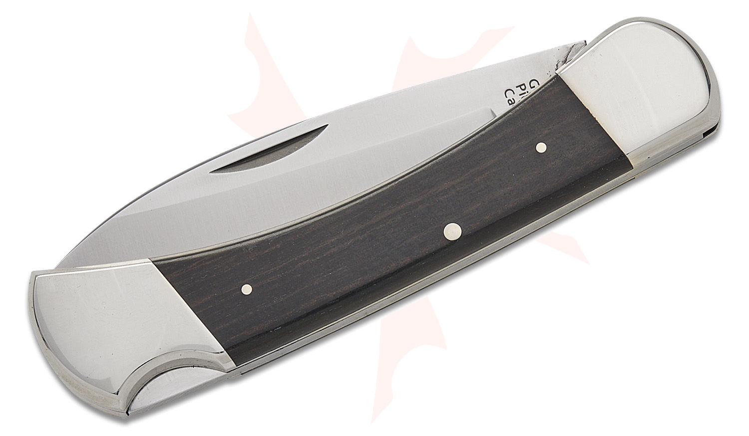 Grohmann #380 Lockback Folding Knife 3.75" Satin Stainless Steel Drop ...