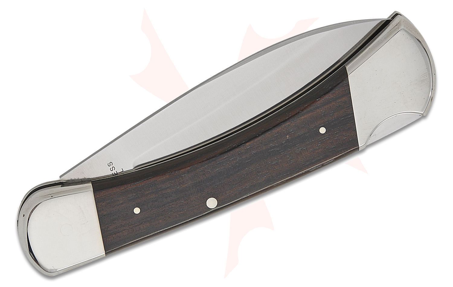 Grohmann #380 Lockback Folding Knife 3.75" Satin Stainless Steel Drop ...