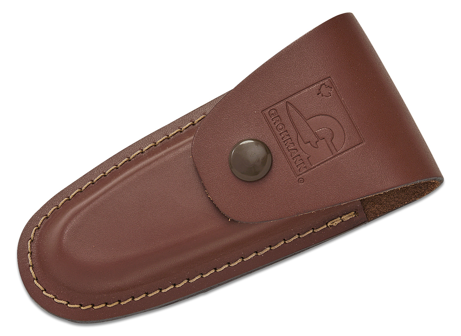 Grohmann #380 Lockback Folding Knife 3.75" Satin Stainless Steel Drop ...