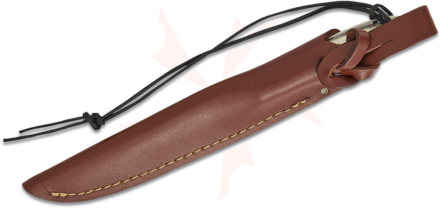 Grohmann #2 Trout & Bird Knife 4" Satin Carbon Steel Blade, Stag Bone ...
