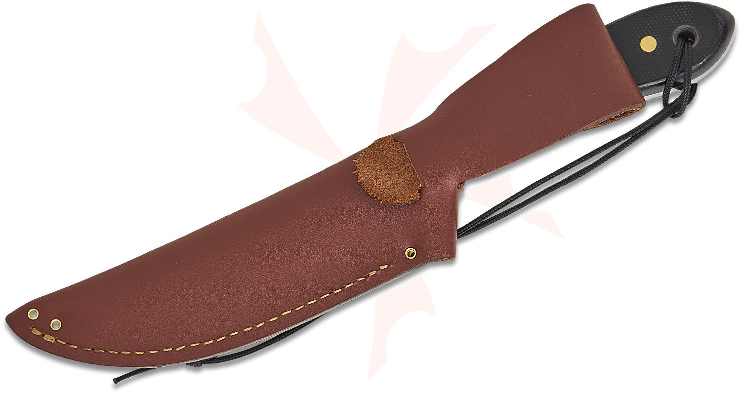 Grohmann #4 Survival Fixed Blade Knife 5.5" Satin Carbon Steel Blade ...