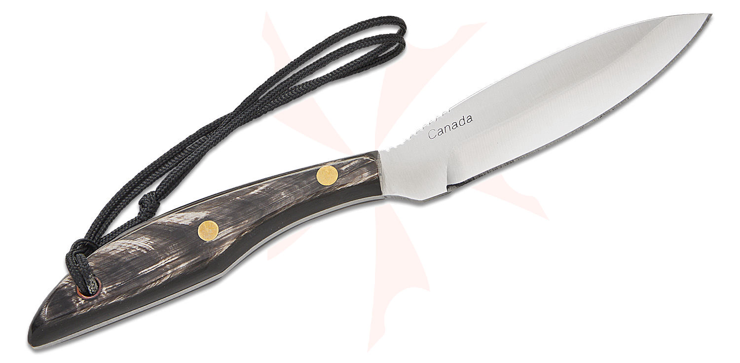 Grohmann Original Design Fixed Blade Knife 4" Satin Stainless Steel ...