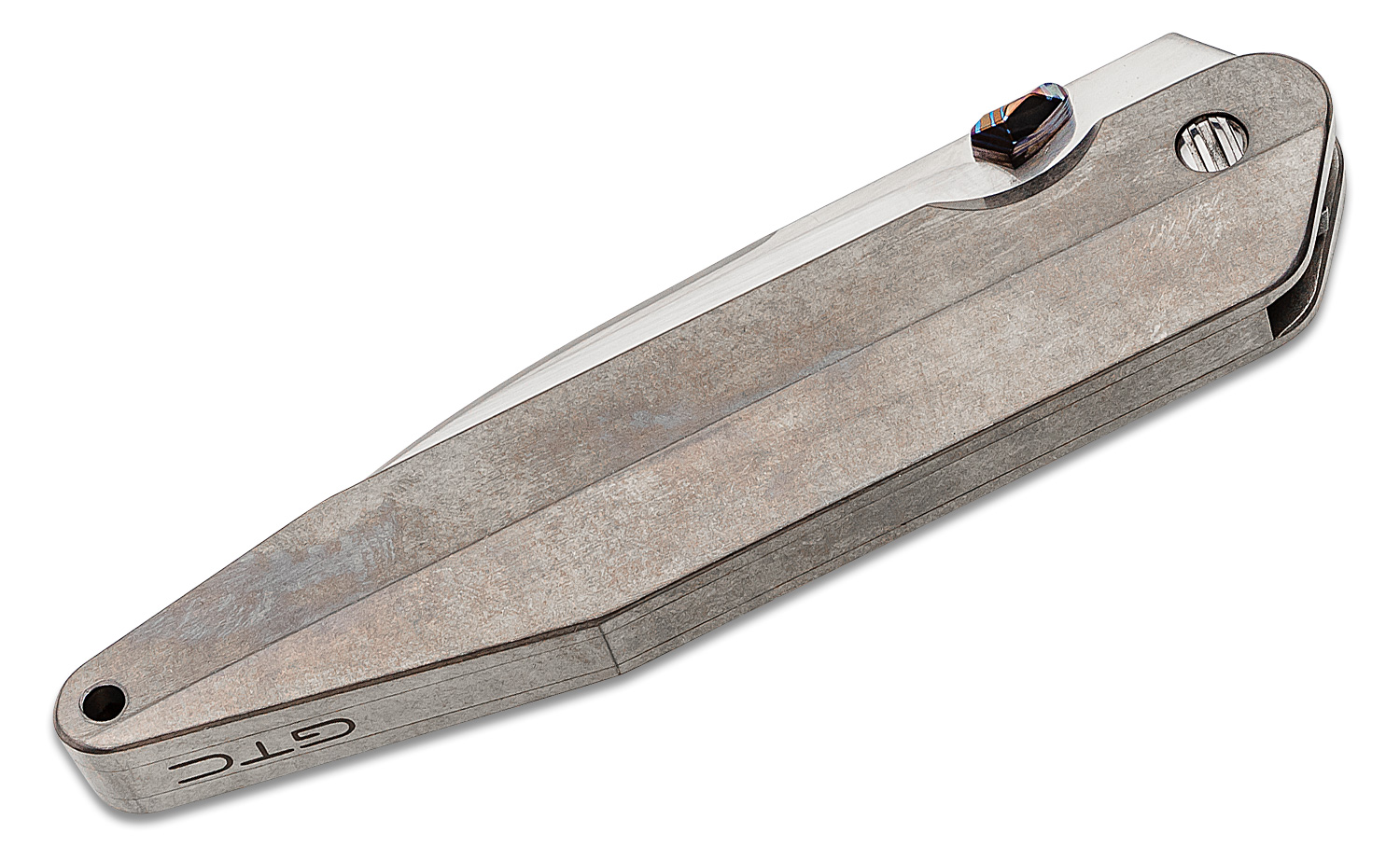 Gustavo GTC Cecchini Custom Prisma Folding Knife 3.75" CPM-154 Hand ...