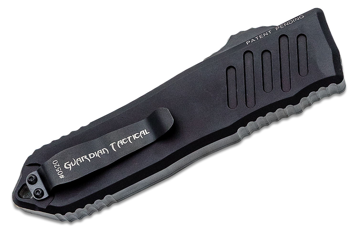Guardian Tactical RECON-040 OTF AUTO Knife 4.125" Elmax Black Tactical ...