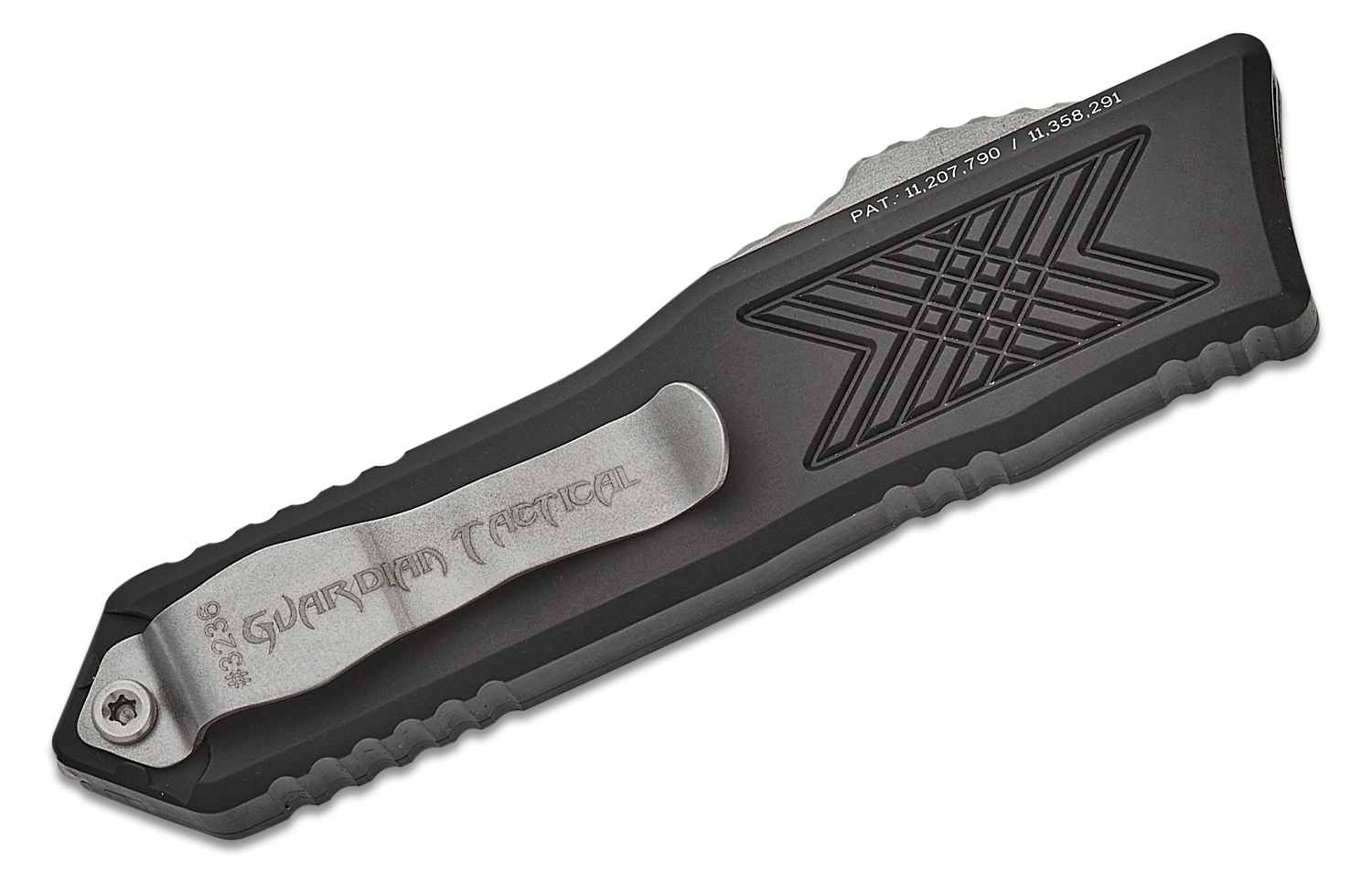 Guardian Tactical GTX-025 OTF AUTO 2.75" Elmax Two-Tone Black Drop ...