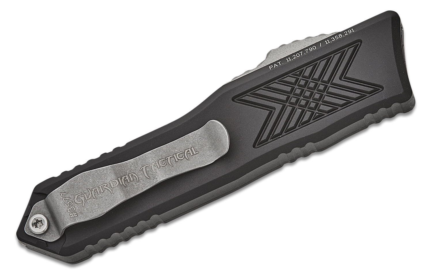 Guardian Tactical GTX-025 OTF AUTO 2.75" Elmax Stonewash Drop Point ...