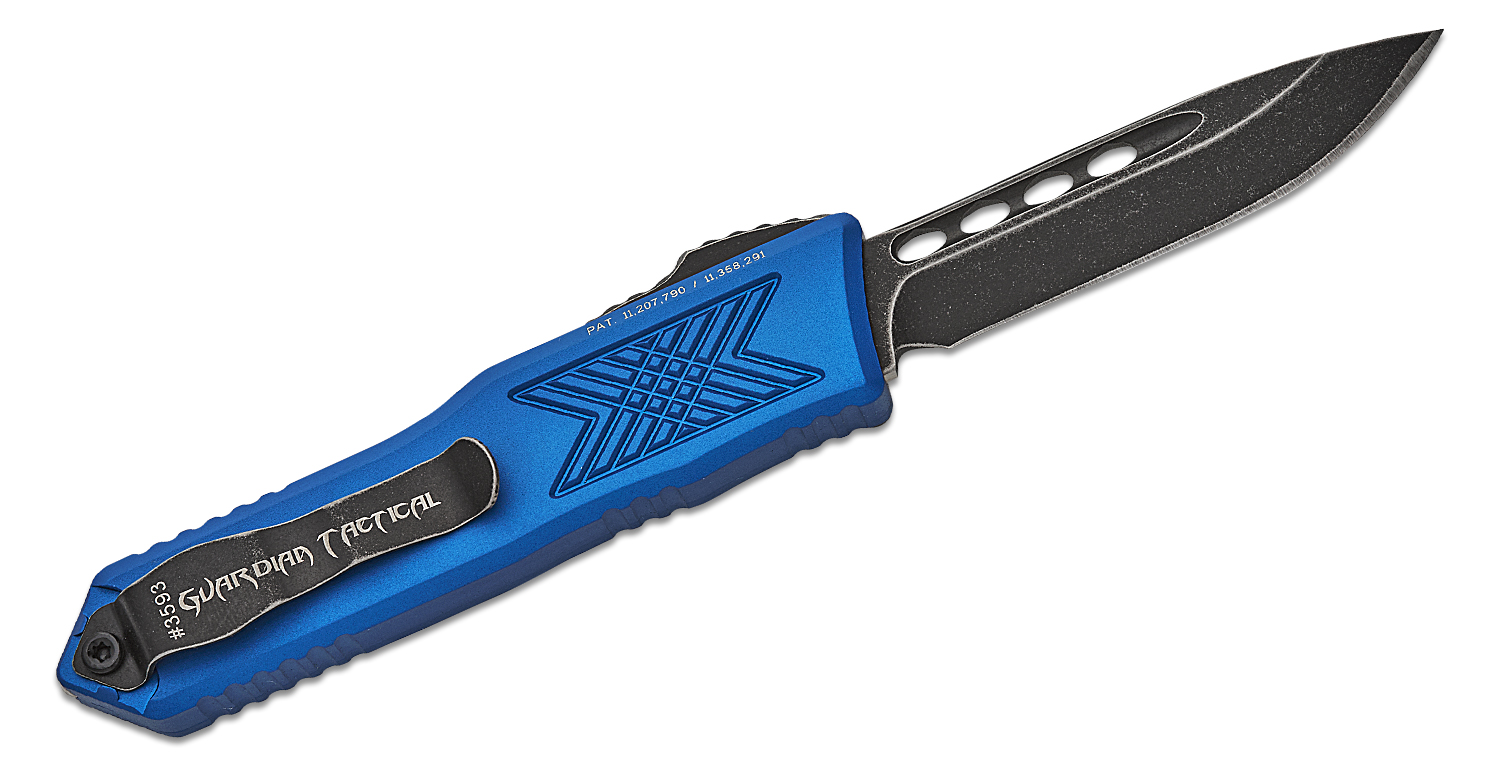Guardian Tactical GTX-025 OTF AUTO 2.75" Elmax Dark Stonewash Drop ...