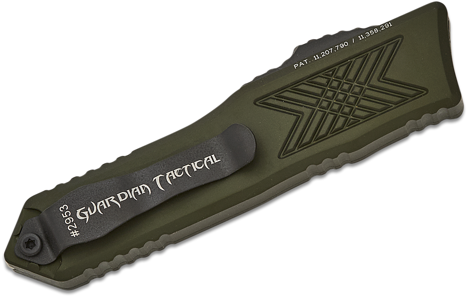 Guardian Tactical GTX-025 OTF AUTO 2.75" Elmax Black Tactical Drop ...