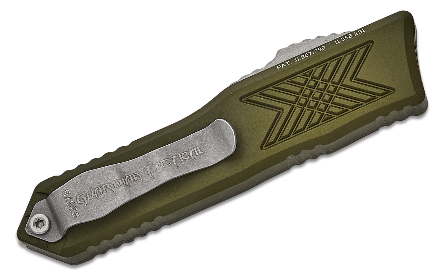 Guardian Tactical GTX-025 OTF AUTO 2.75" Elmax Stonewash Drop Point ...