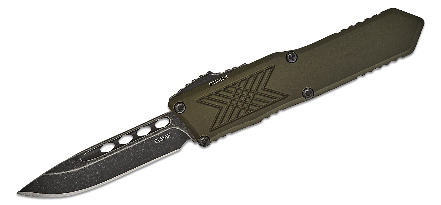 Guardian Tactical GTX-025 OTF AUTO 2.75" Elmax Dark Stonewash Drop ...