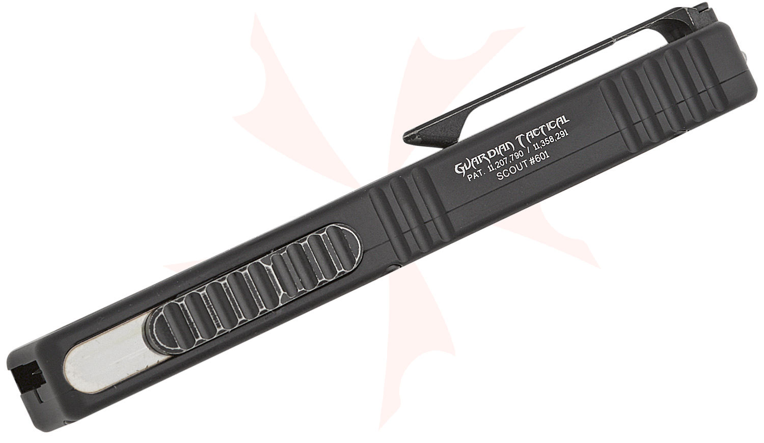 Guardian Tactical Scout OTF AUTO 3.5" Elmax Dark Stonewash Clip Point ...