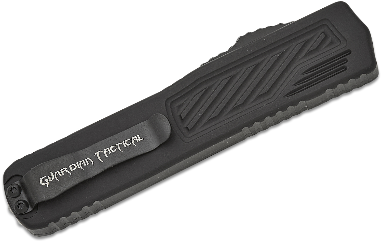 Guardian Tactical Scout OTF AUTO 3.5" Elmax Black Tactical Clip Point ...