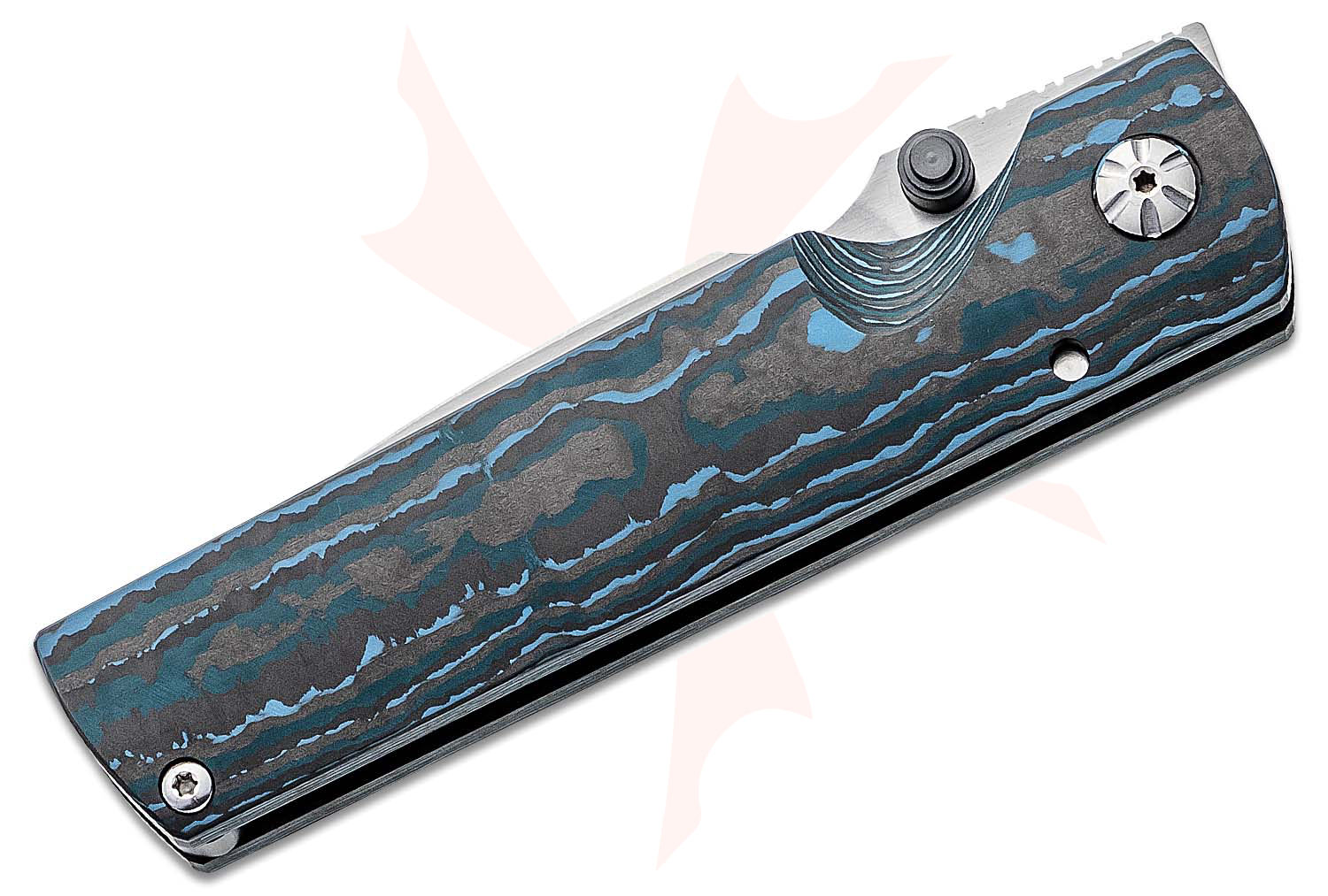 Jason Guthrie Custom Aero Folding Knife 2.95" RWL-34 Drop Point Blade ...