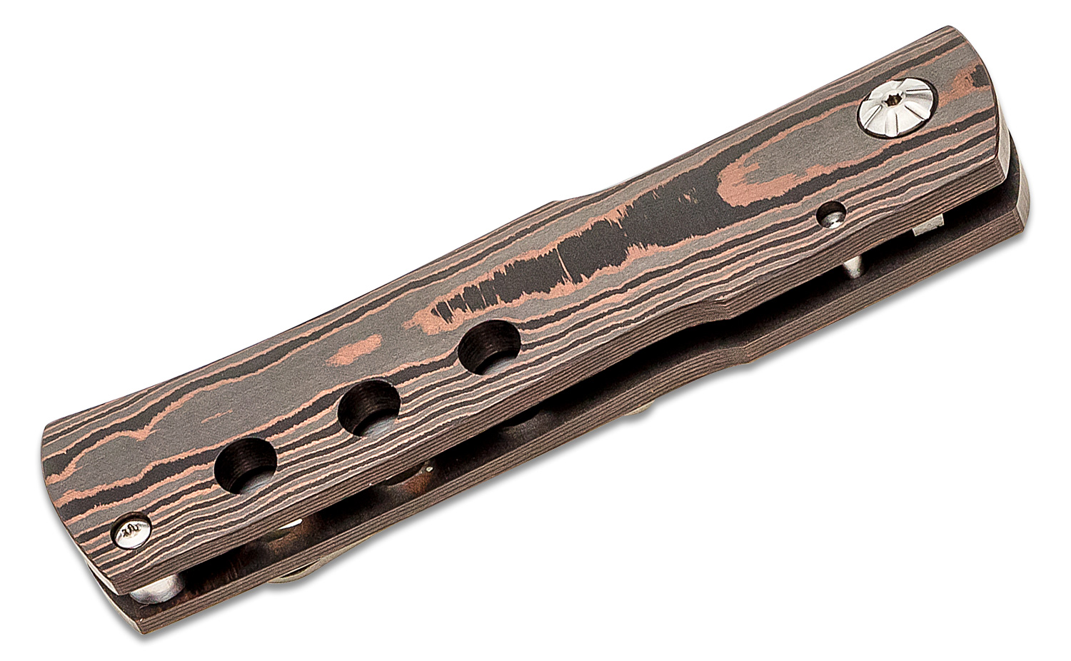 Jason Guthrie Custom Gunstock Front Flipper Knife 2.95" RWL-34 ...