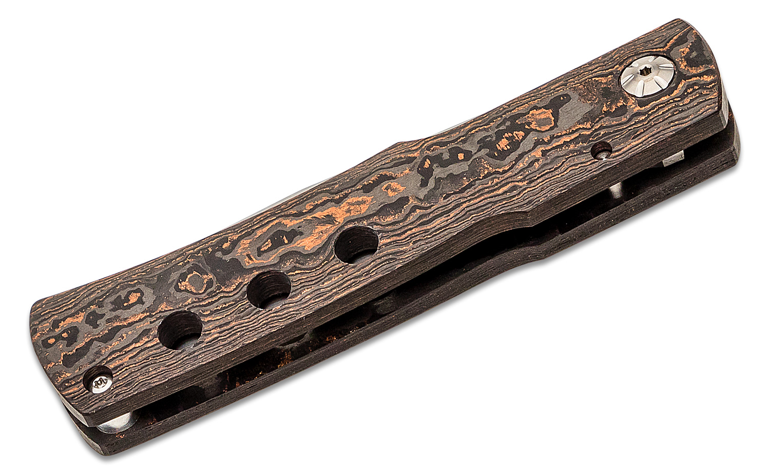 Jason Guthrie Custom Gunstock Front Flipper Knife 2.95" RWL-34 ...