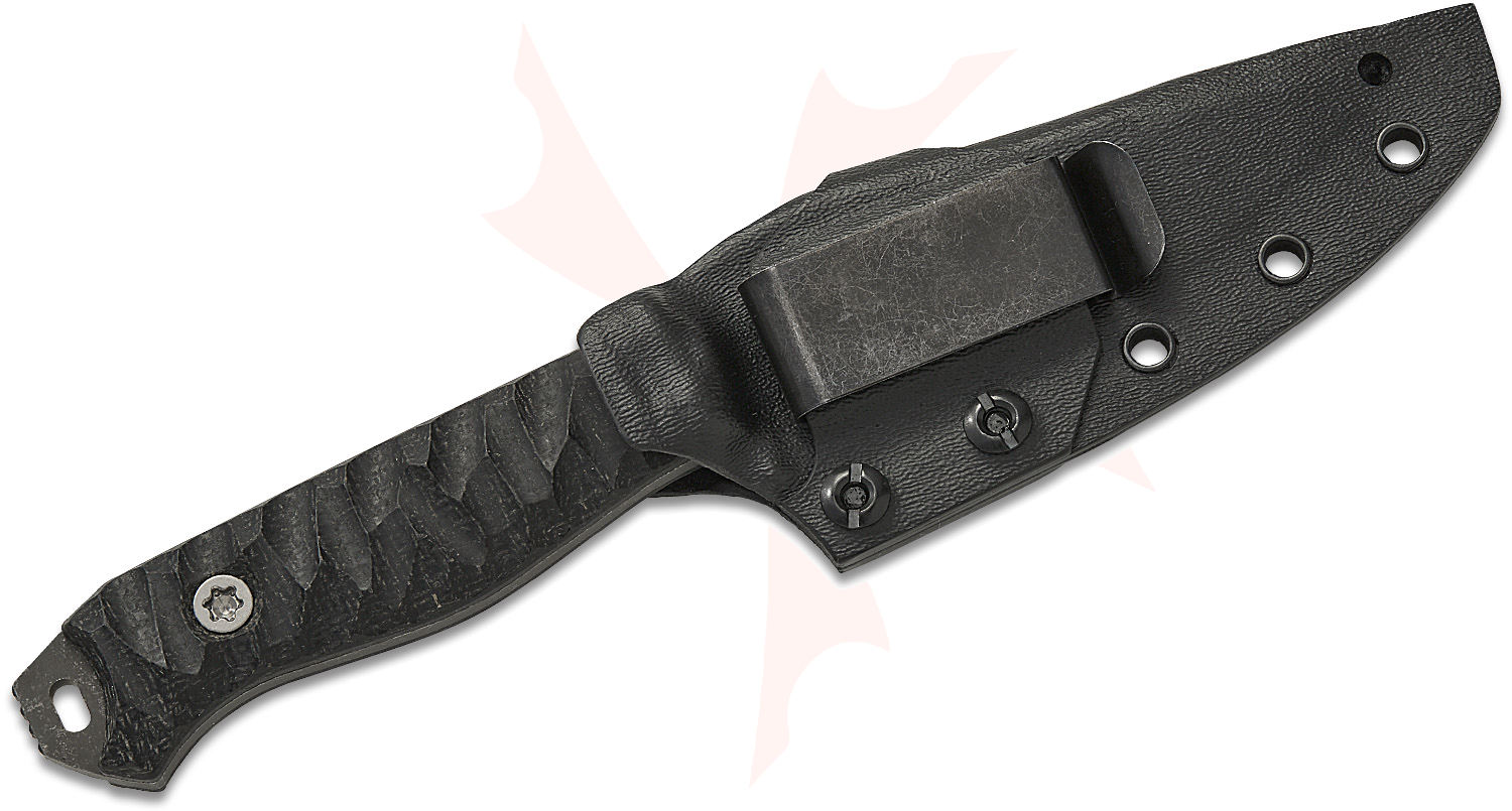 Half Face Blades Field Knife Fixed Blade Knife 4.3" CPM-S45VN Acid Etch ...