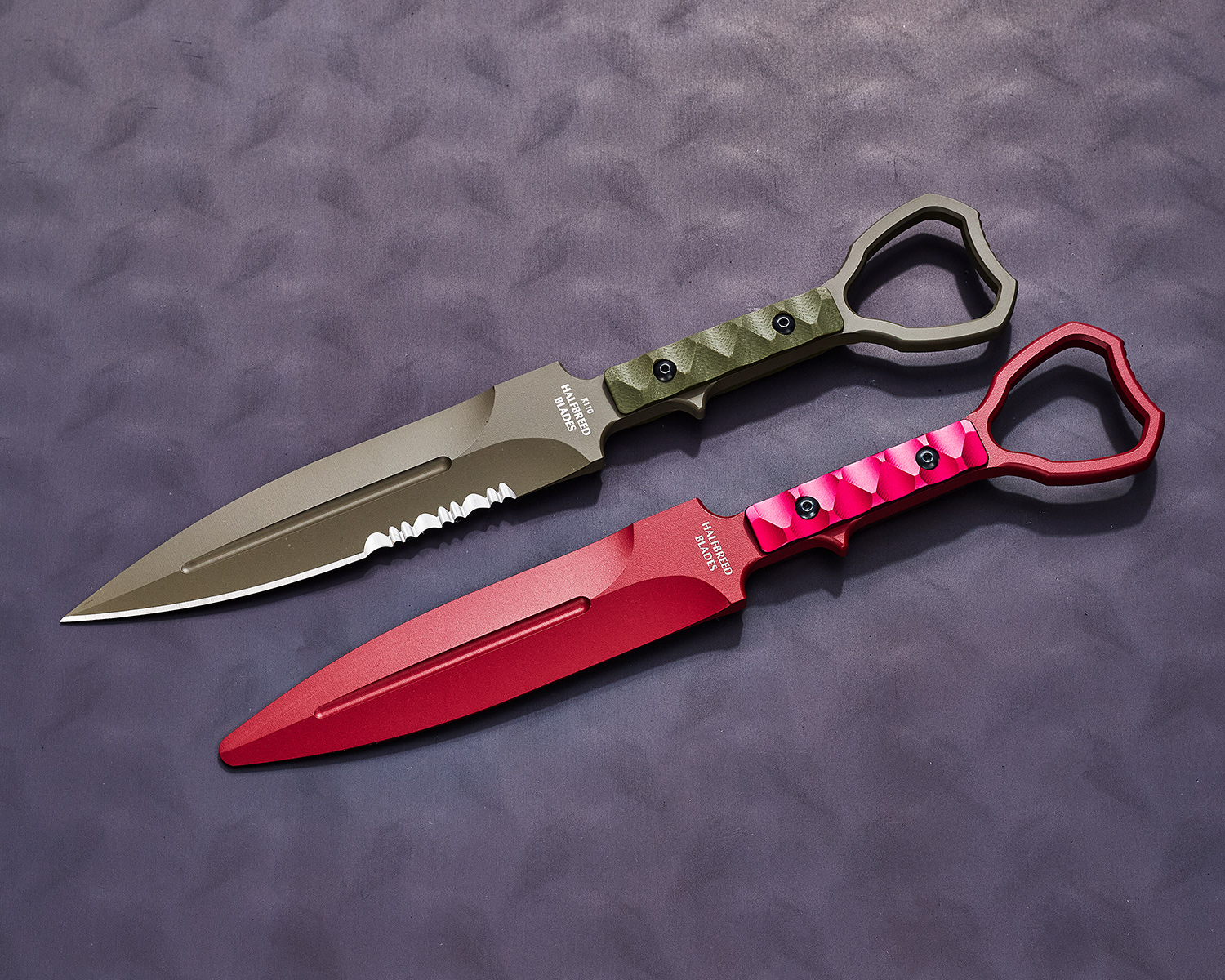 Halfbreed Blades Compact Clearance XL Fixed Blade Knife and Trainer Set ...