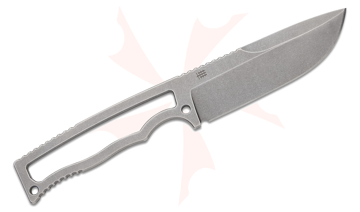 Halfbreed Blades Compact Field Fixed Blade Knife 4.01" VG10 Stonewashed ...