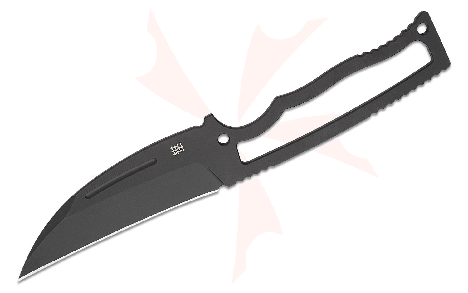 Halfbreed Blades Compact Field Fixed Blade Knife 4.01" VG10 Black PVD ...