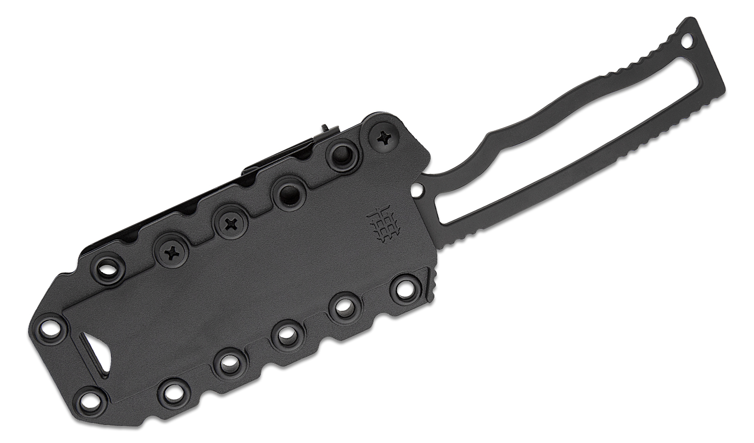 Halfbreed Blades Compact Field Fixed Blade Knife 4.01" VG10 Black PVD ...