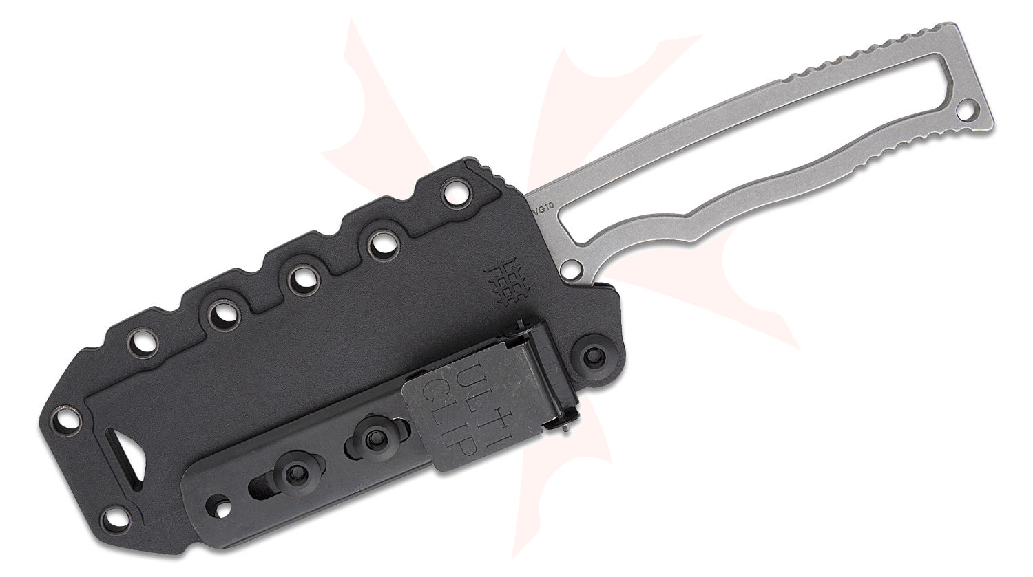 Halfbreed Blades Compact Field Fixed Blade Knife 4.01" VG10 Stonewashed ...