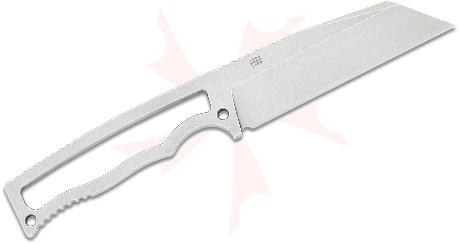 Halfbreed Blades Compact Field Fixed Blade Knife 4.01" N690 Stonewashed ...