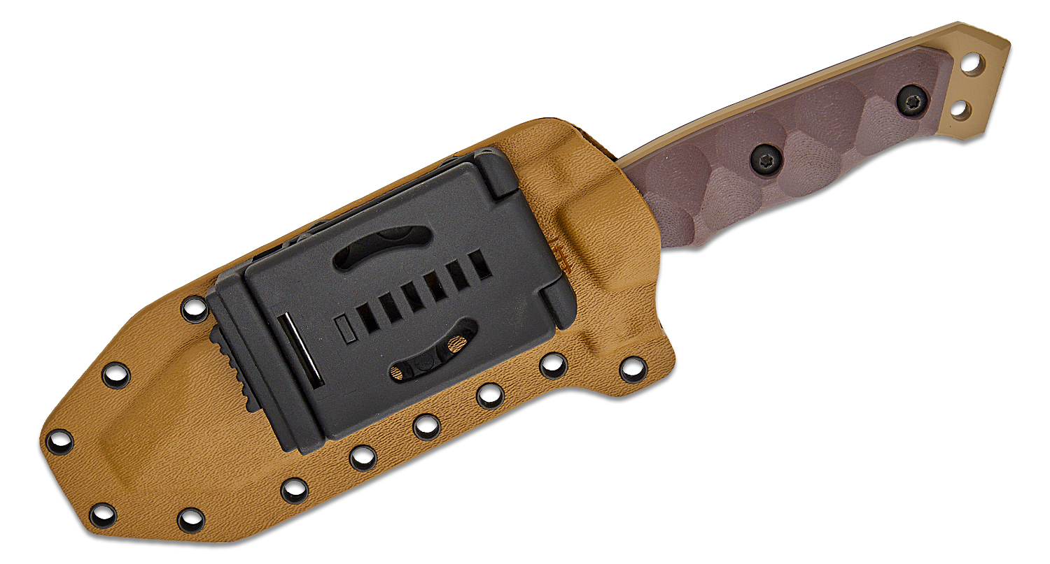 Halfbreed Blades Emergency Rescue Fixed TOPO Blade Knife 5.11" D2 Dark ...