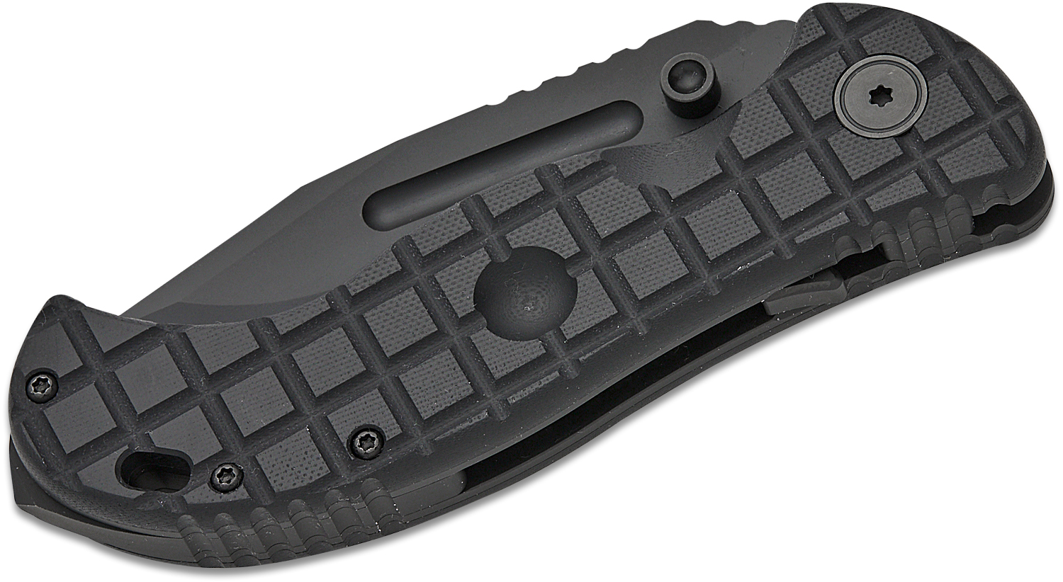 Halfbreed Blades Large Bush LINQ Lock Folding Knife Gen-2 4.13" CPM-3V ...