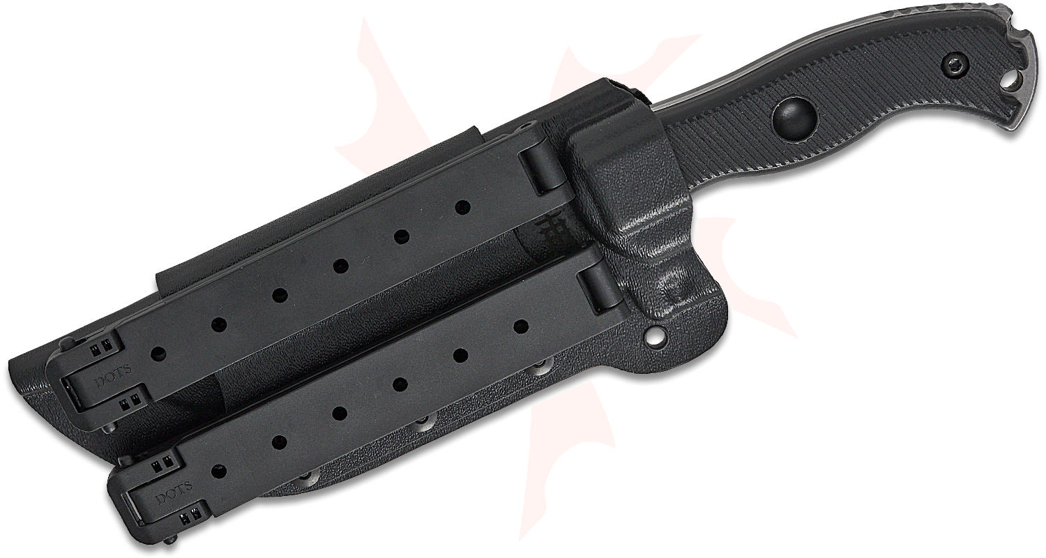 Halfbreed Blades Large Bush Fixed Blade Knife 5.7" CPM-3V Stonewashed ...