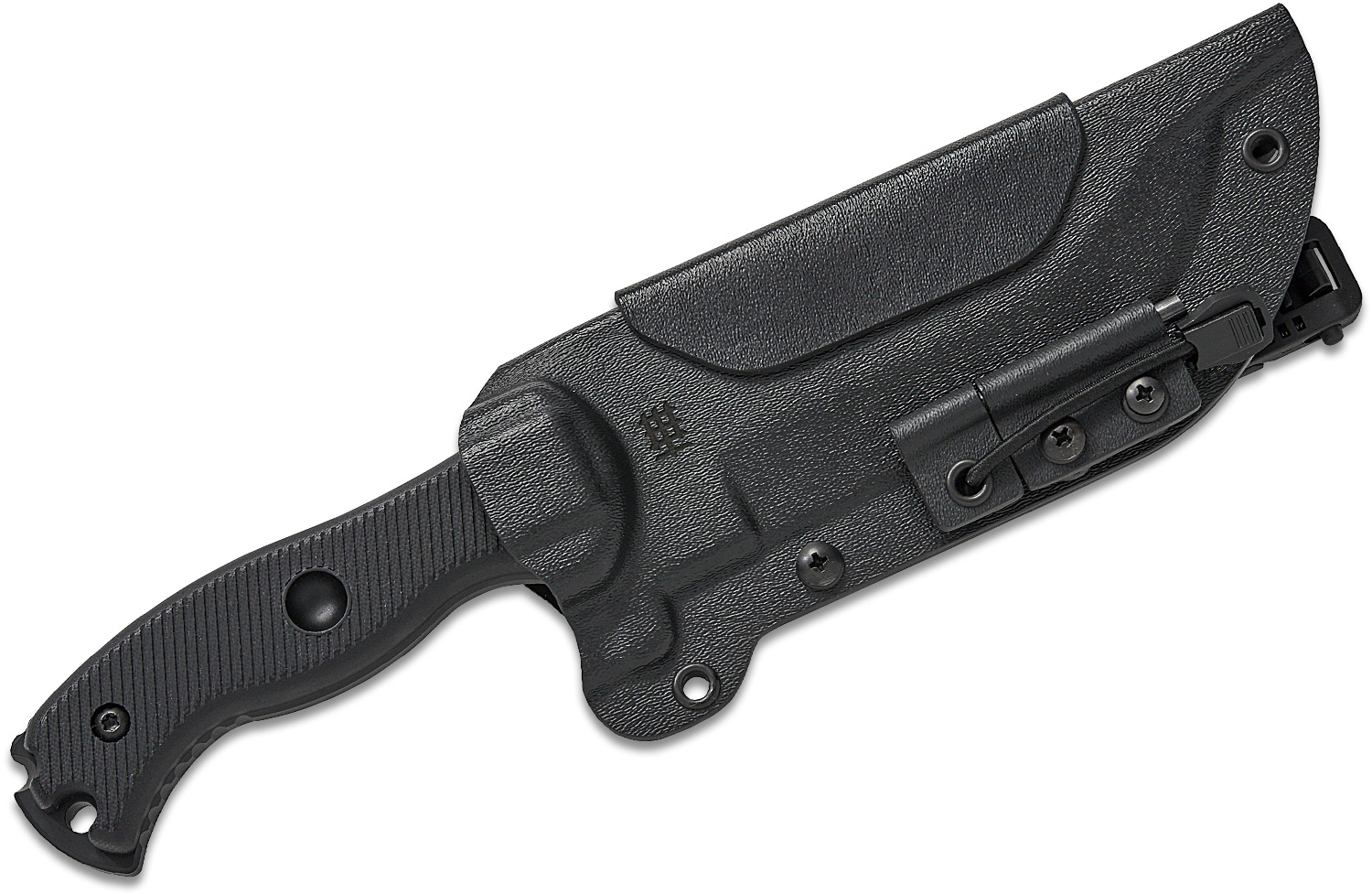 Halfbreed Blades Large Bush Fixed Blade Knife 5.7" K340 Black Teflon ...