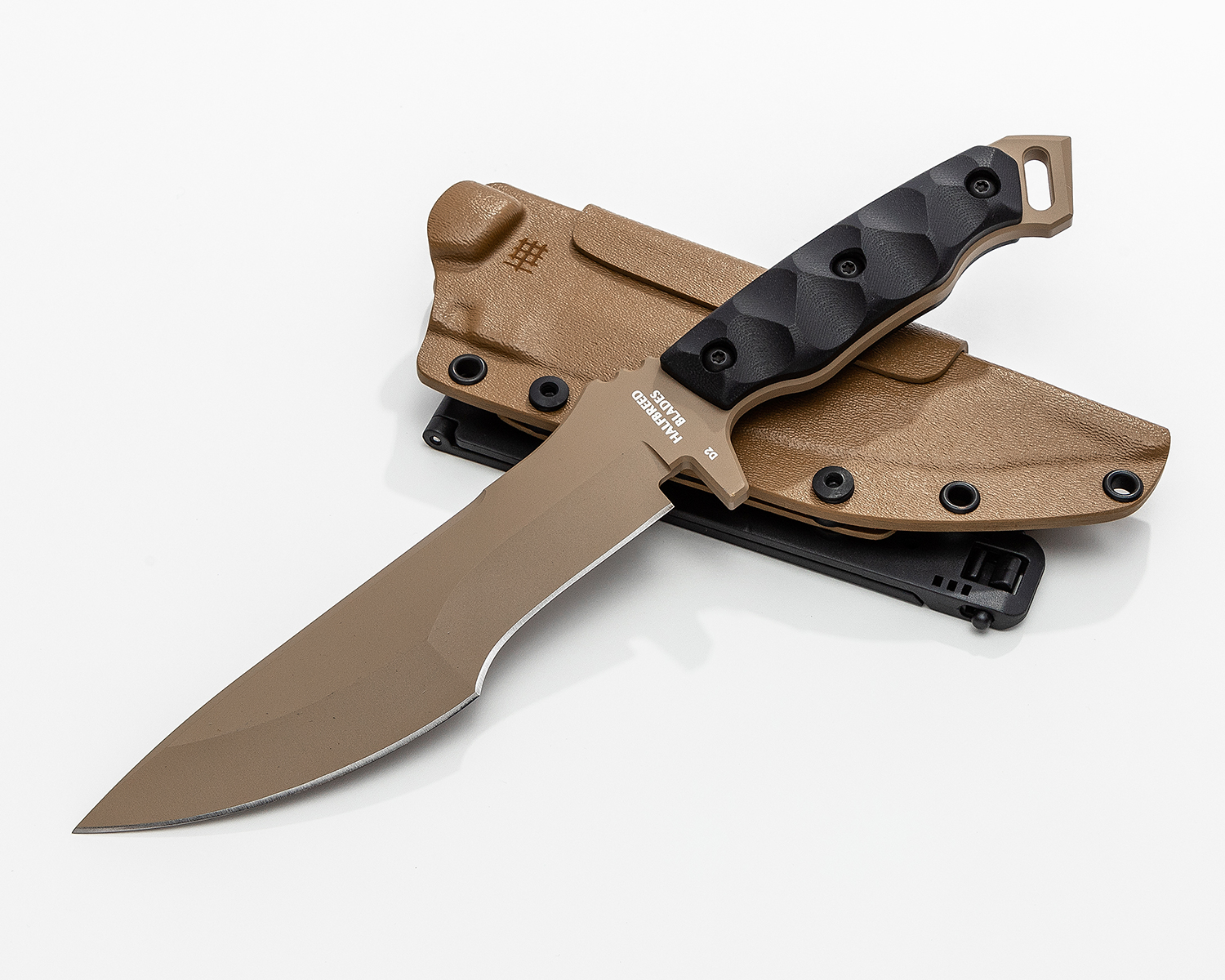 Halfbreed Blades Medium Infantry Duotone Fixed Blade Knife 6.69" D2 ...