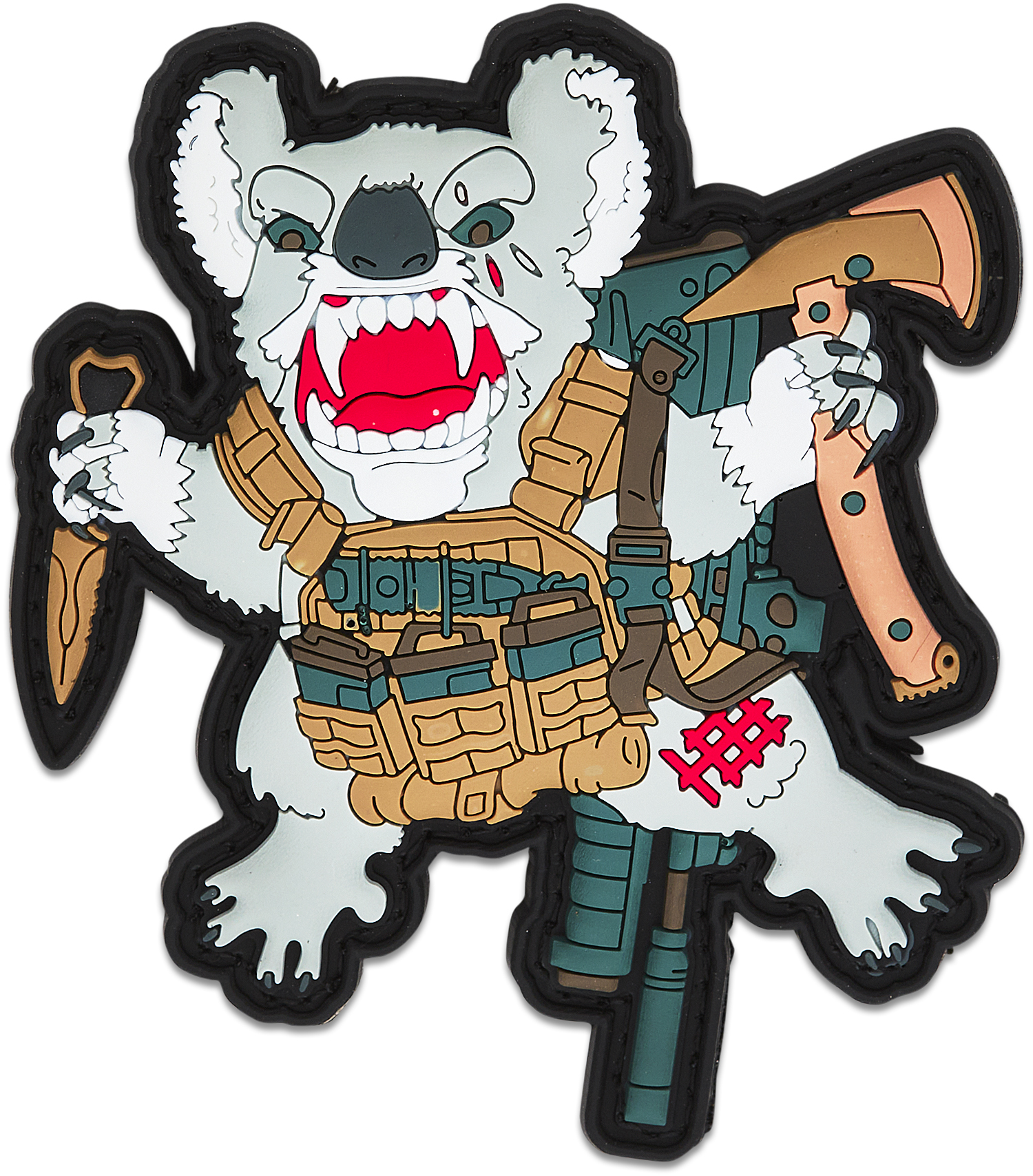 Halfbreed Blades Drop Bear Morale Patch 2020 - KnifeCenter