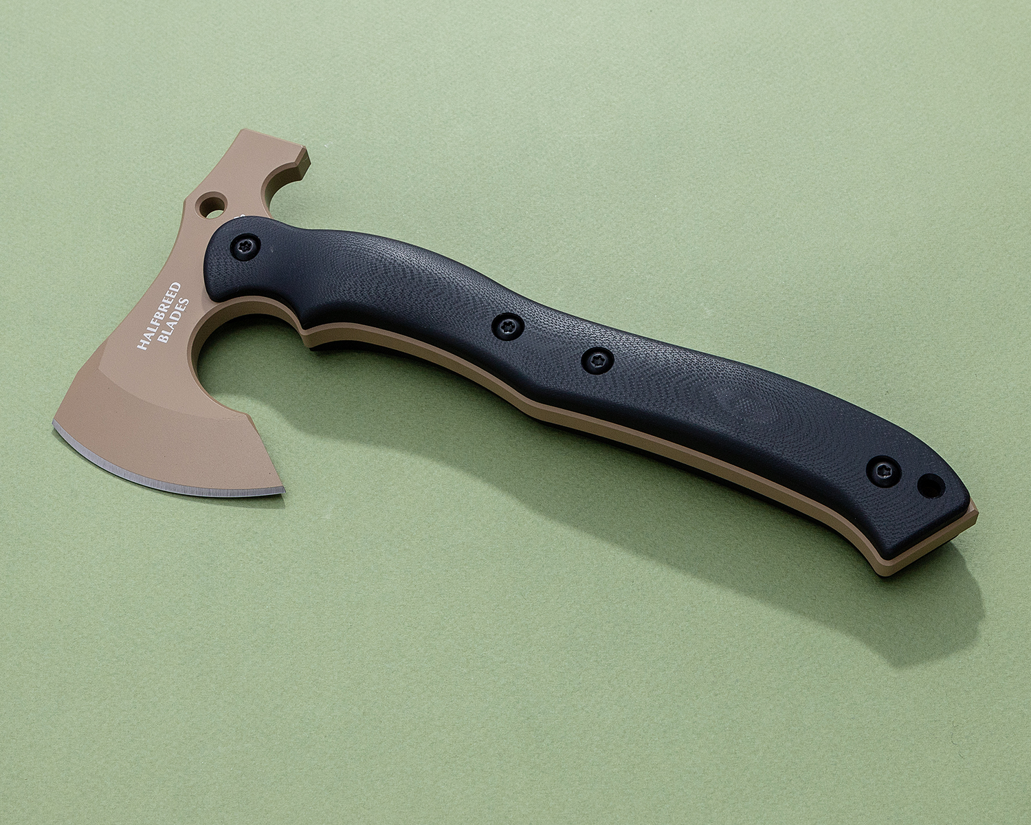 Halfbreed Blades Compact Rescue Axe Duotone 9.52" Overall, Tomahawk ...