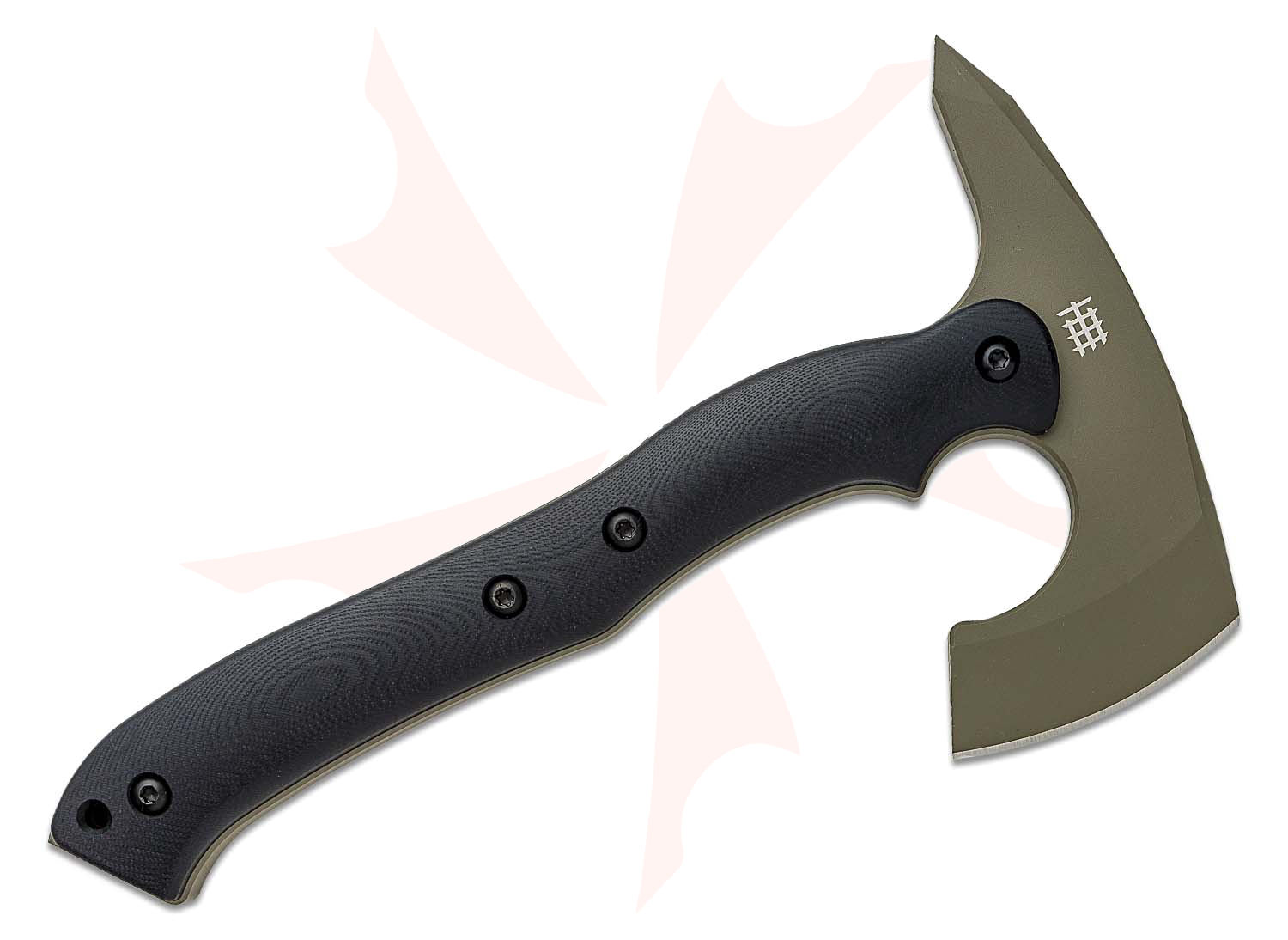 Halfbreed Blades Compact Rescue Axe Duotone 9.52" Overall, Tomahawk ...