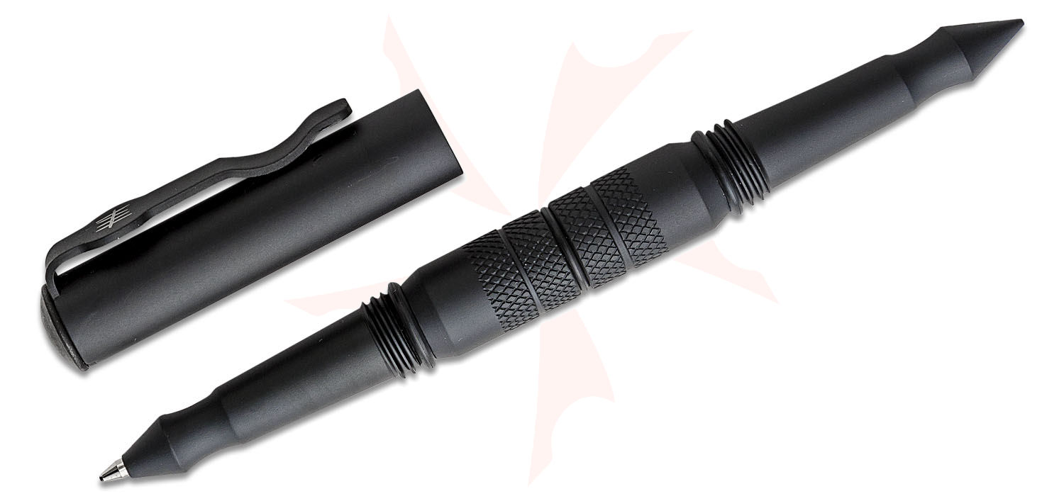 Halfbreed Blades TWI-01 Tactical Screw Cap Pen, Black, 5.7" Overall ...