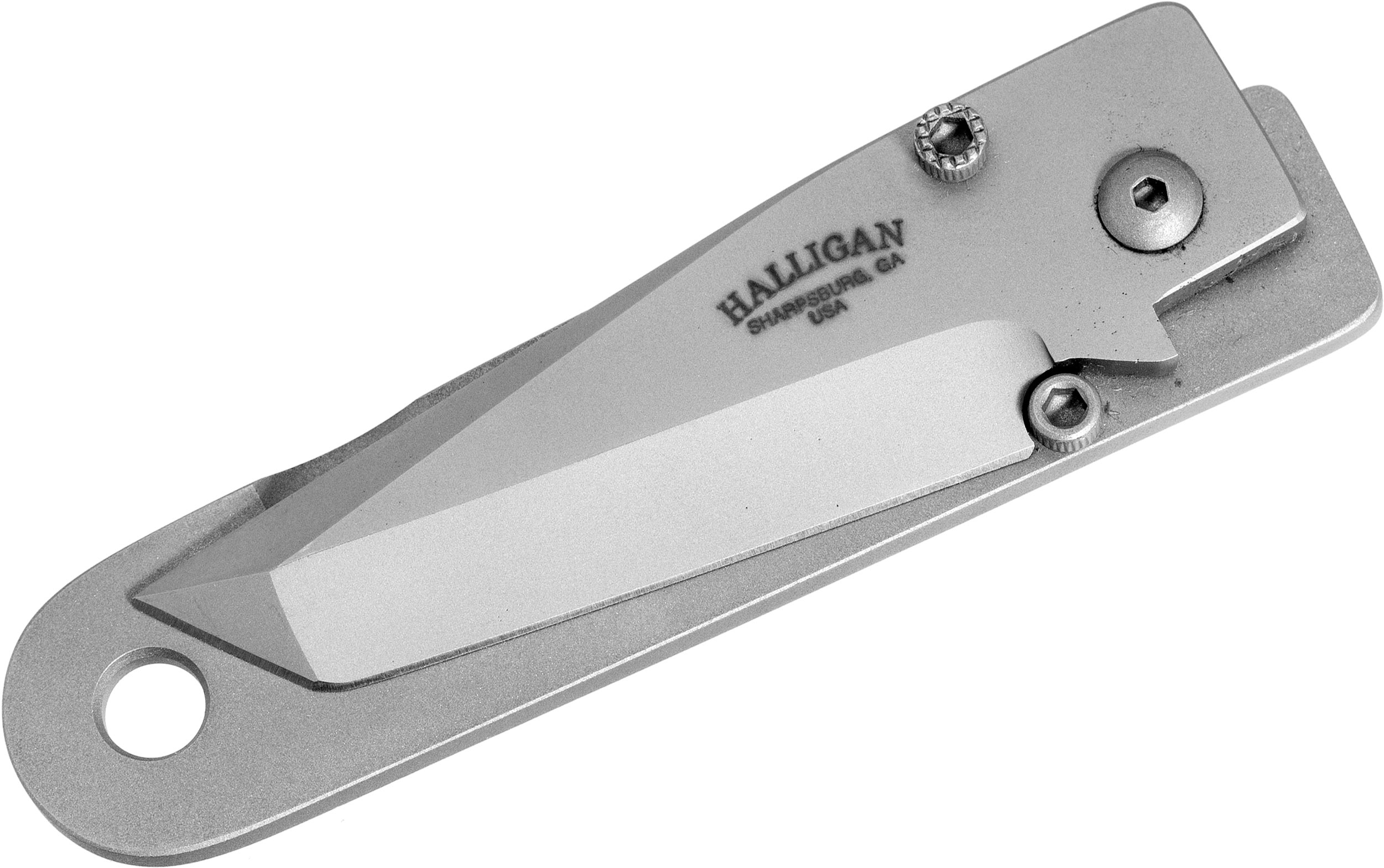 Ed Halligan Custom KISS Keep It Super Simple Folder 2.5" ATS-34 Tanto ...