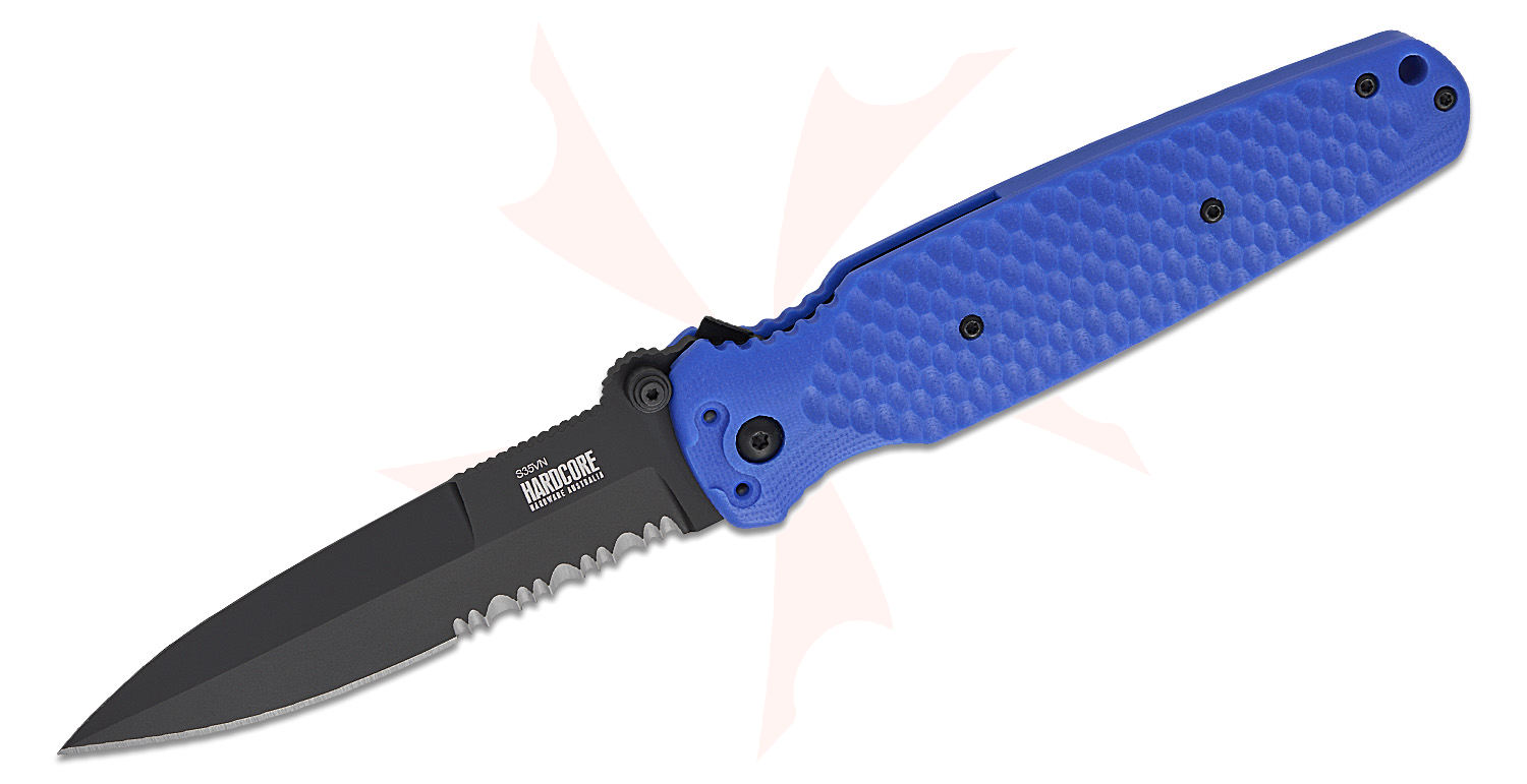 Hardcore Hardware COVERT 01 Folding Knife 3.85" CPM-S35VN Black PVD ...