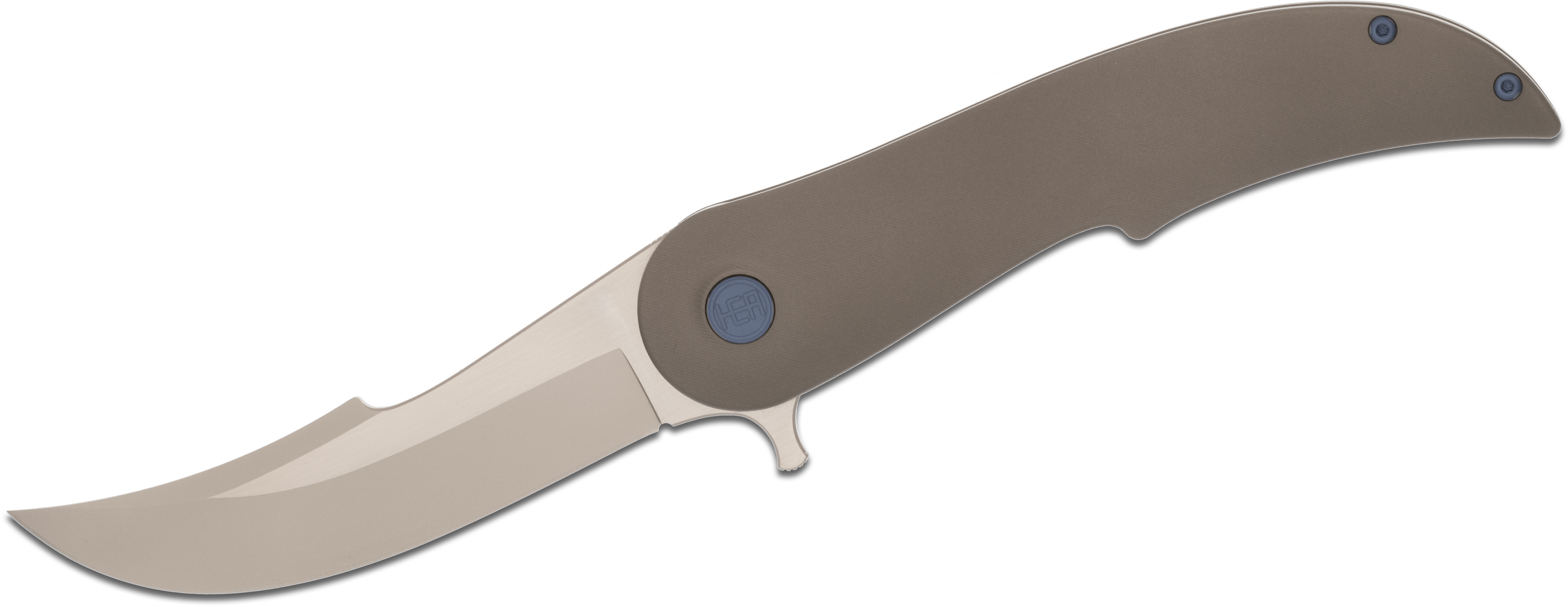 HEAdesigns Equilibrium Flipper Knife 3.875" S35VN Two-Tone Blade, Gray ...