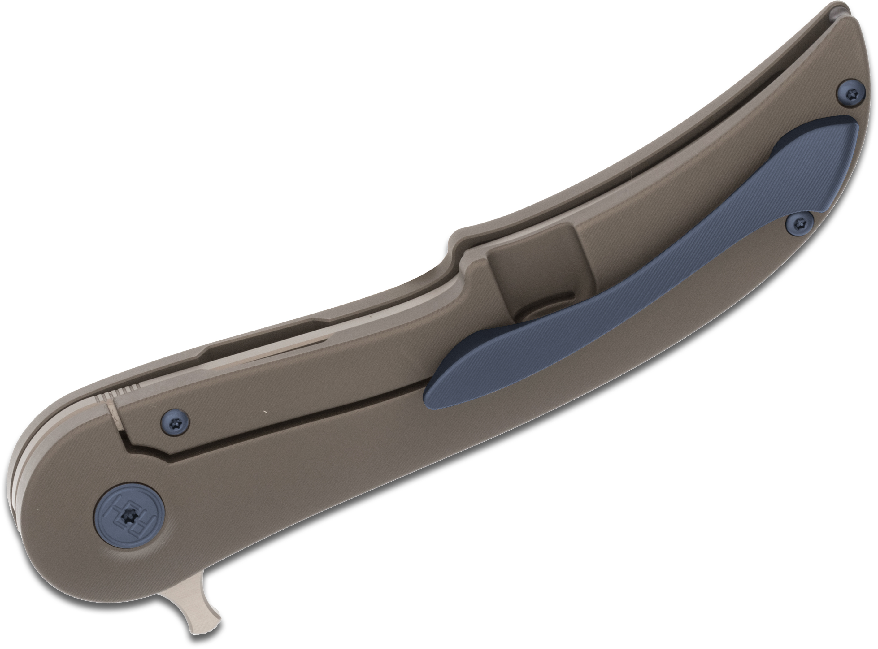 HEAdesigns Equilibrium Flipper Knife 3.875" S35VN Two-Tone Blade, Gray ...