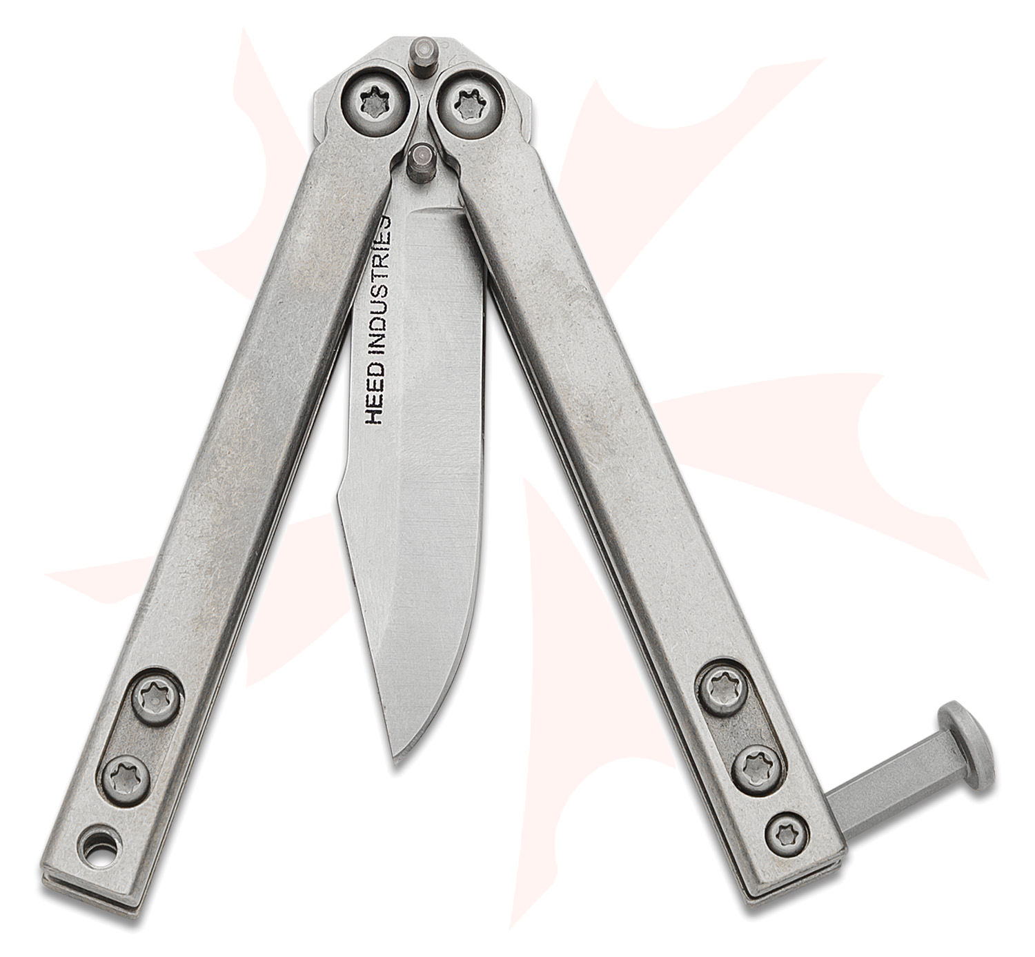 Heed Industries Mid-Tech CFX Standard Micro Balisong Knife 1.92" CPM ...