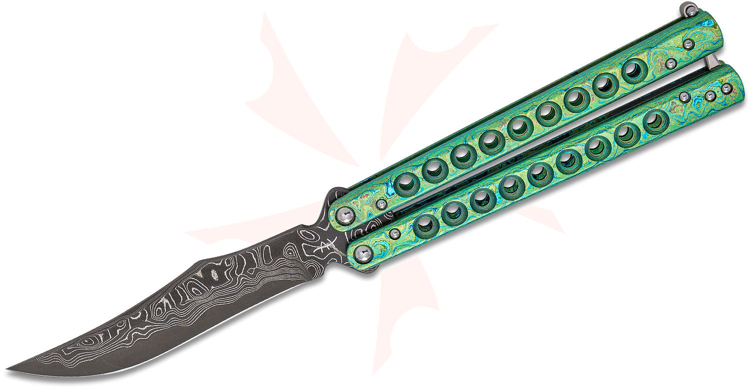 Heibel Knives Custom Full-Dress Balisong #134 Butterfly Knife 4.55 ...