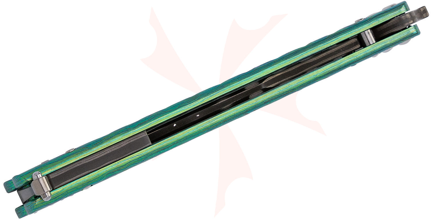 Heibel Knives Custom Full-Dress Balisong #134 Butterfly Knife 4.55 ...