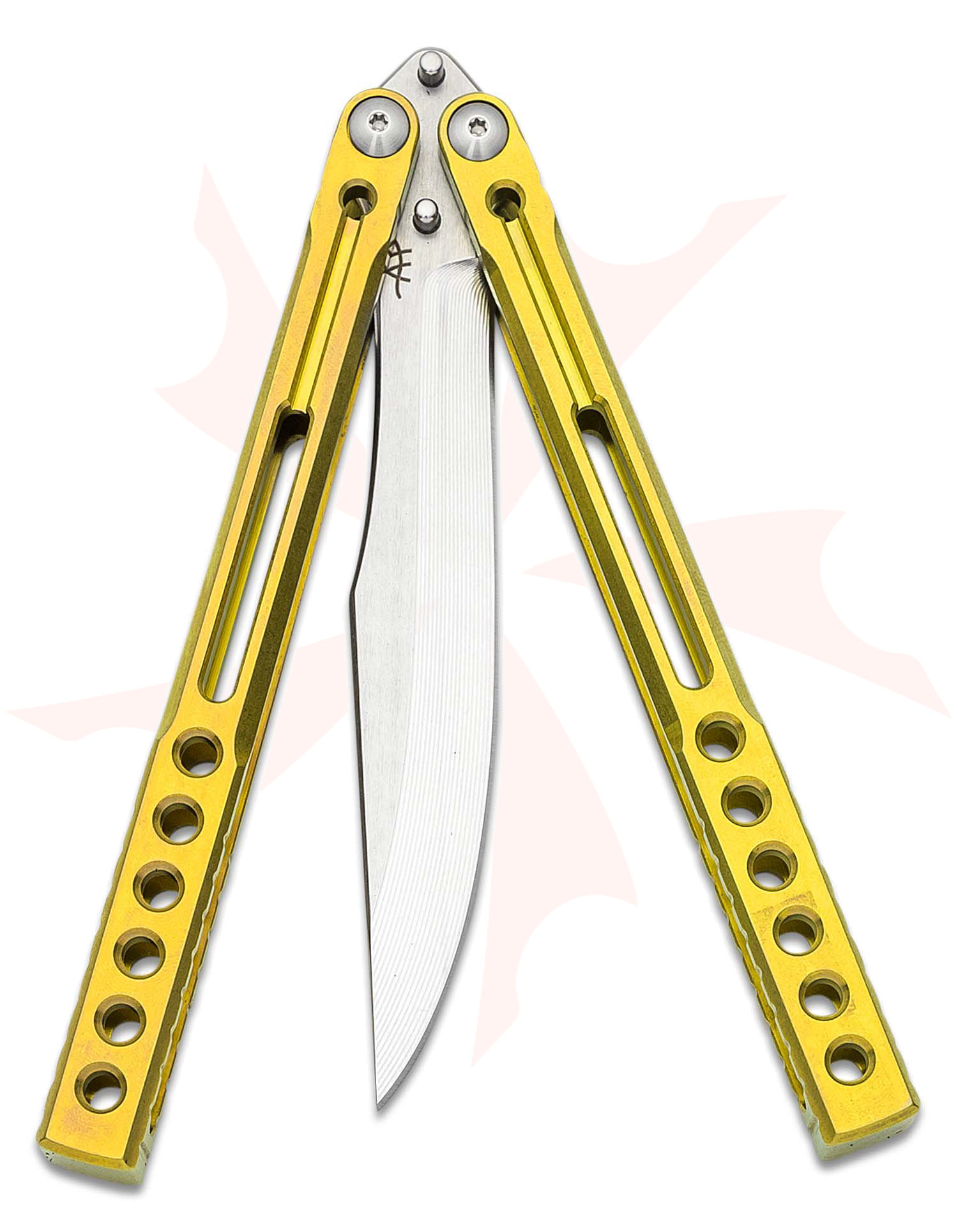 Heibel Knives Invictus Balisong #101 Butterfly Knife 4.75" RWL-34 ...
