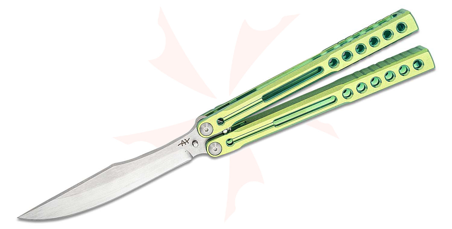 Heibel Knives Invictus Balisong #107 Butterfly Knife 4.75" RWL-34 ...