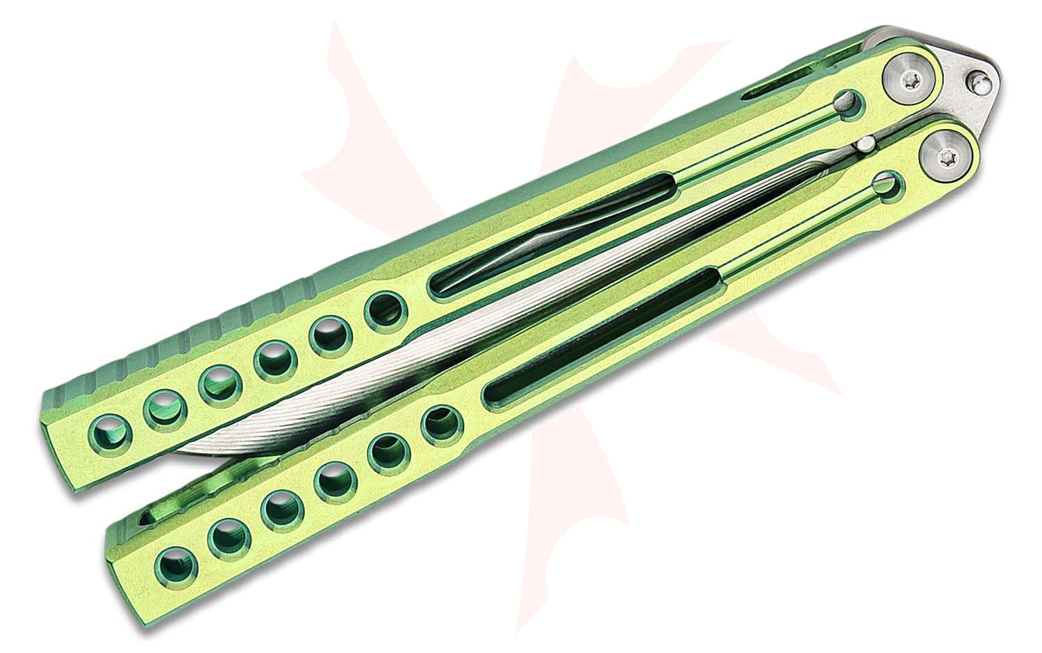 Heibel Knives Invictus Balisong #107 Butterfly Knife 4.75" RWL-34 ...