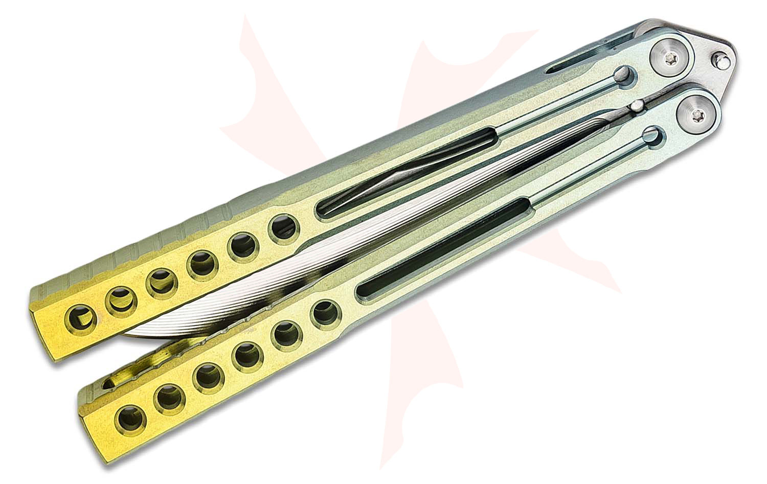 Heibel Knives Invictus Balisong #109 Butterfly Knife 4.75" RWL-34 ...