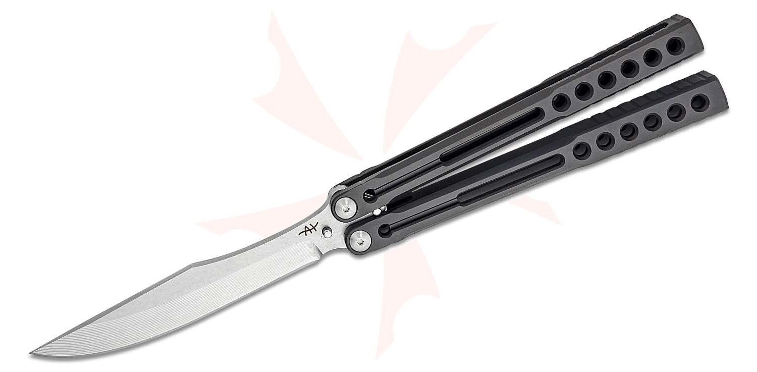 Heibel Knives Invictus Balisong #117 Butterfly Knife 4.75" RWL-34 ...