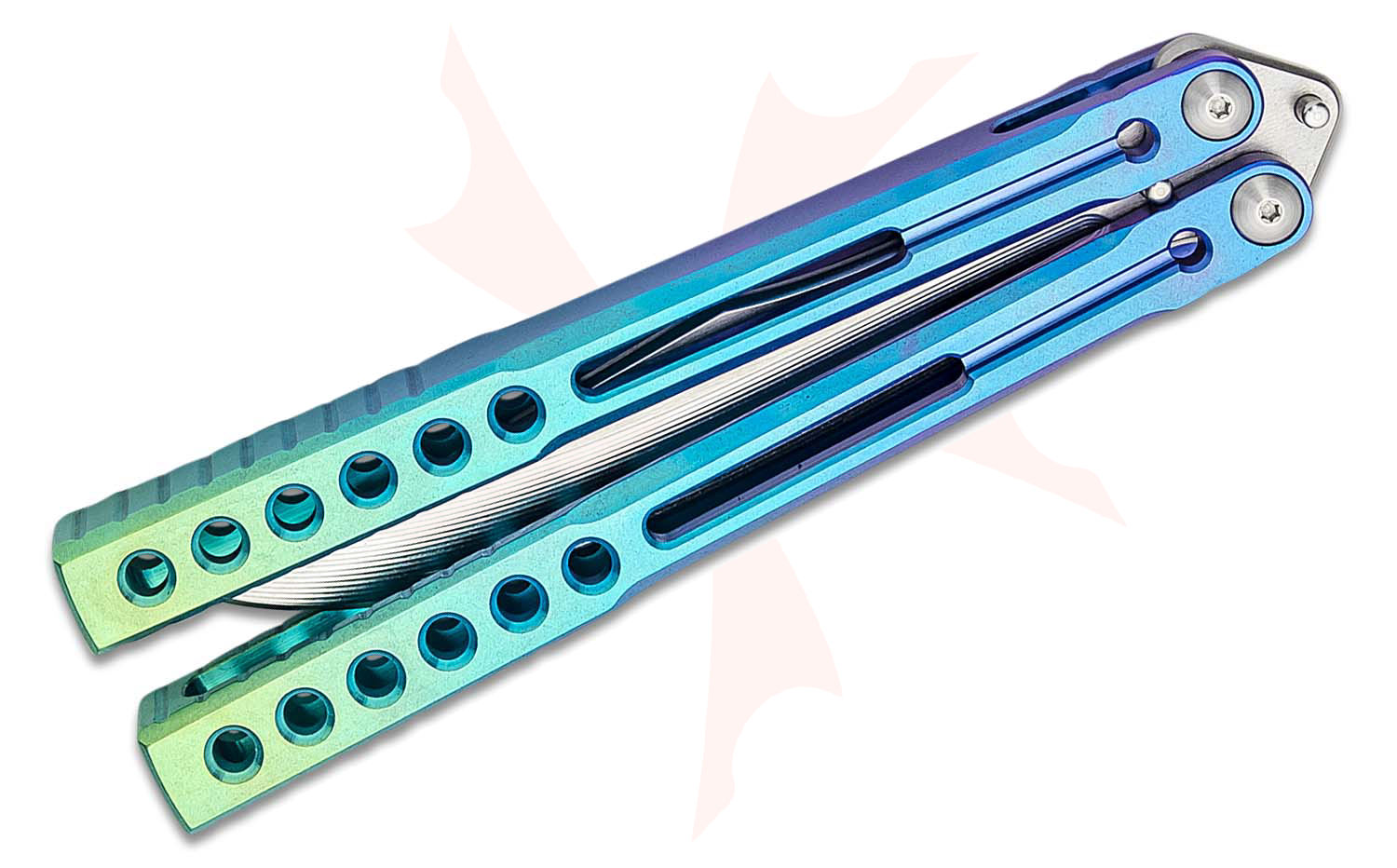 Heibel Knives Invictus Balisong #119 Butterfly Knife 4.75" RWL-34 ...