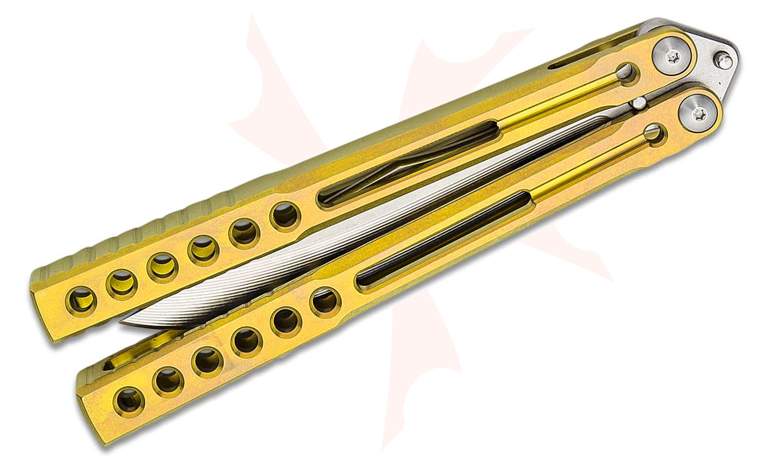 Heibel Knives Invictus Balisong #121 Butterfly Knife 4.75" RWL-34 ...